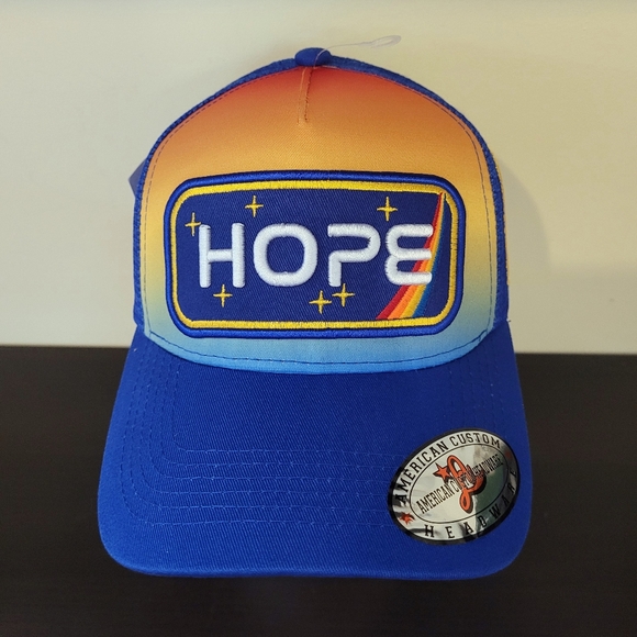 American Custom Headwear | Accessories | Hope Patch Space Style Back ...